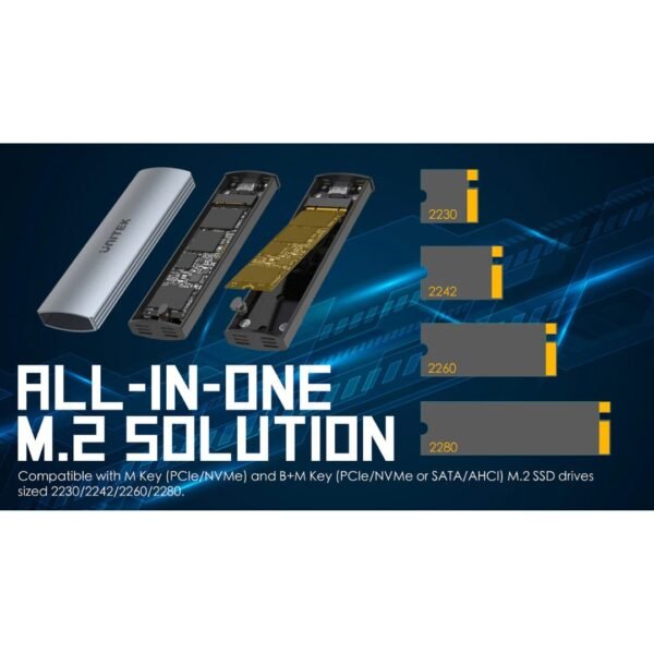 Buy Unitek uDrive M.2 Enclosure NVMe/SATA 10Gbps Qatar