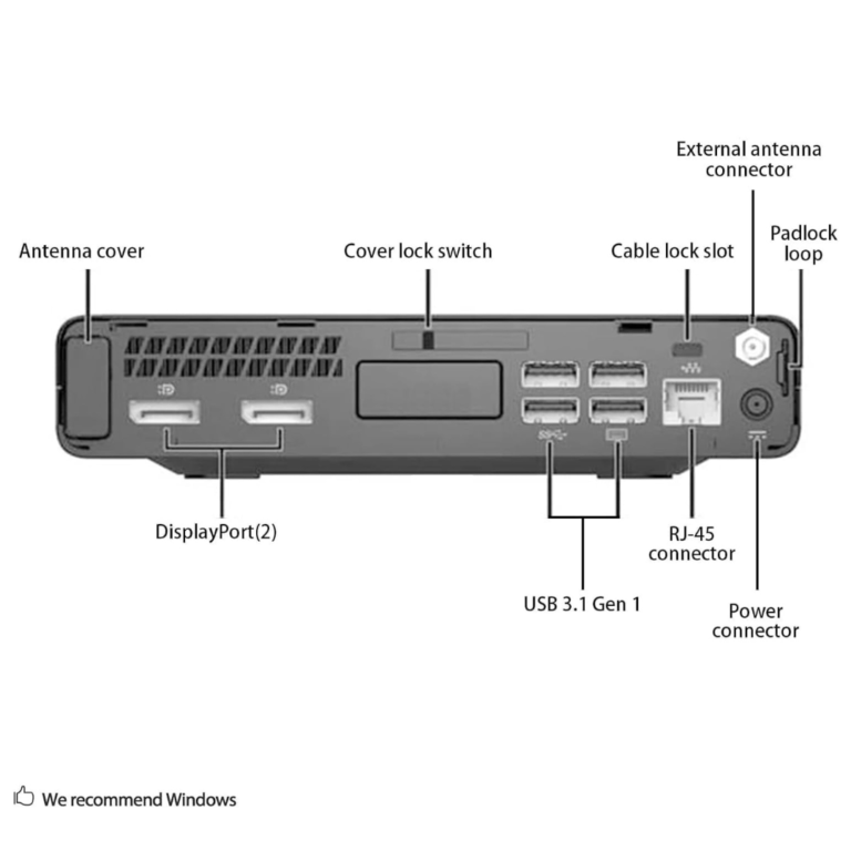 Pre-Owned HP EliteDesk 800 G3 Mini i5 Price in Doha Qatar